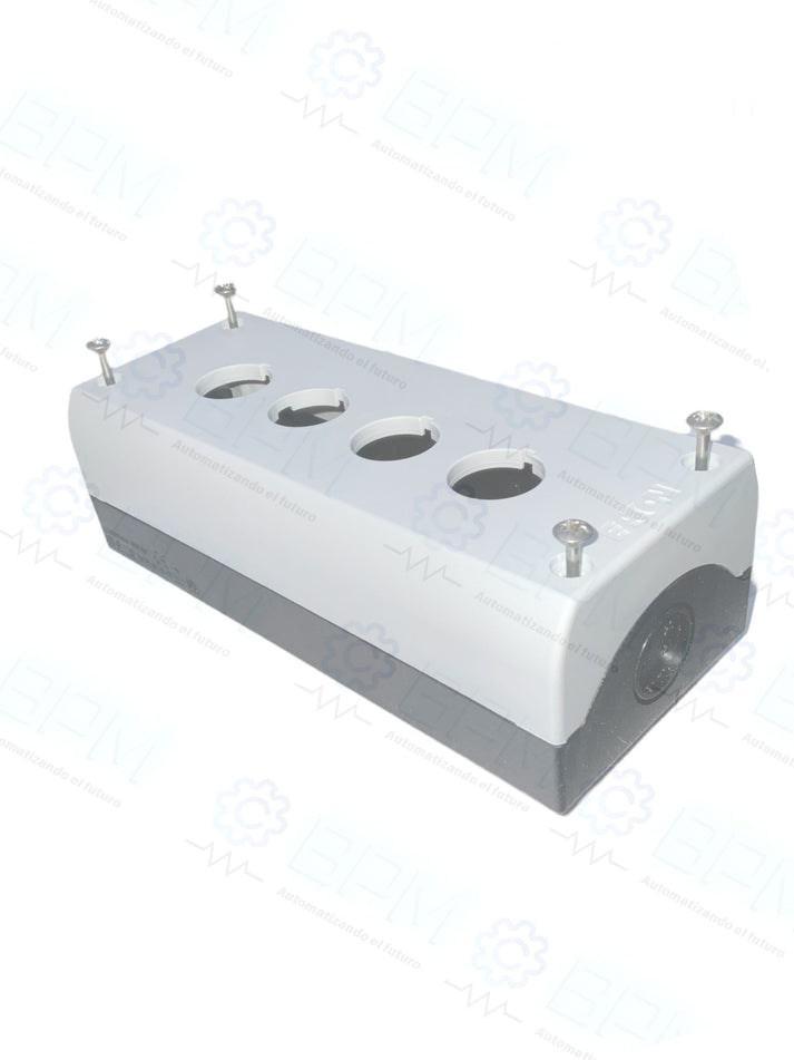 Caja botonera 4 orificios M22-I4 – Border Power & Motion